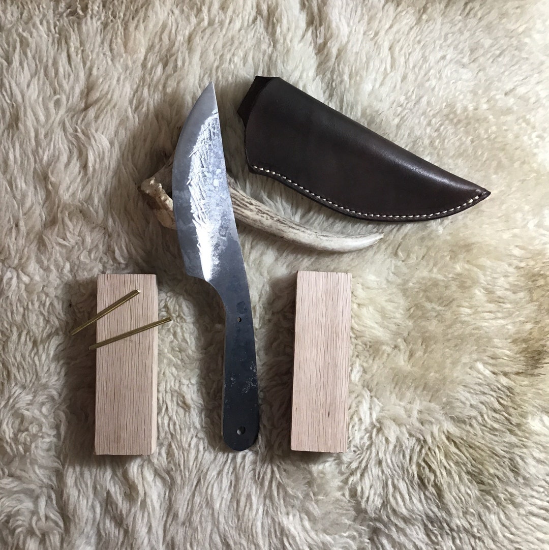 Jeff White Wulf Knife Blank and Handle Kit With Sheath - Etsy
