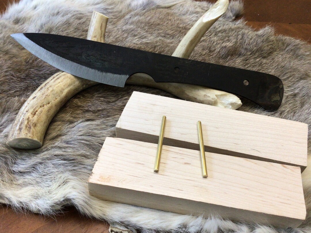 Jeff White Trap2 Knife Blank & Handle Kit - Etsy