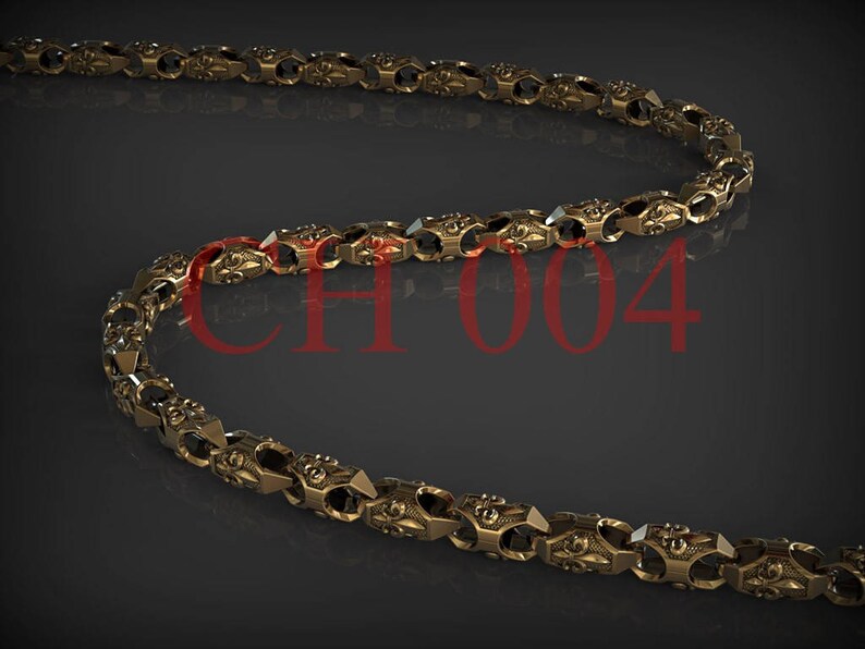 Jewelry chain 004 wax mold pattern for casting silver | Etsy