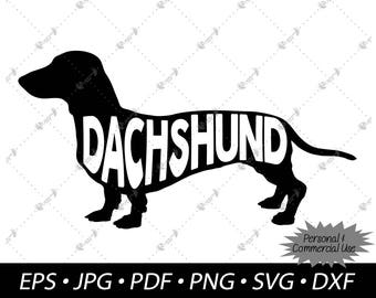 Weiner dog svg | Etsy