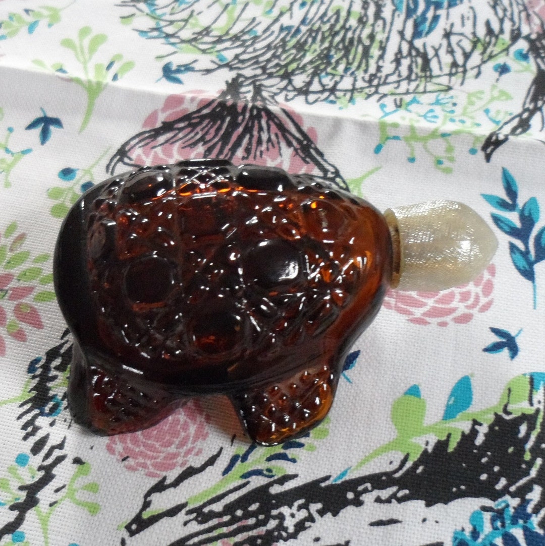 Avon Tortoise/turtle Perfume Bottle. "topaze" Scent. Eau De Cologne ...