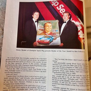 Vintage 1986 Official NASCAR Yearbook and Press Guide, Stock Car Racing ...