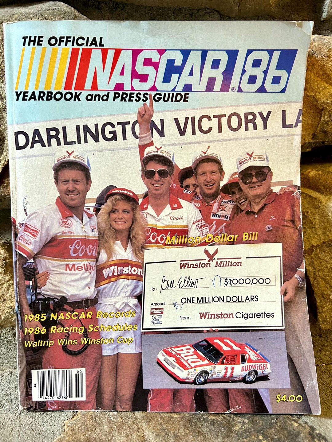 Vintage 1986 Official NASCAR Yearbook and Press Guide, Stock Car Racing ...
