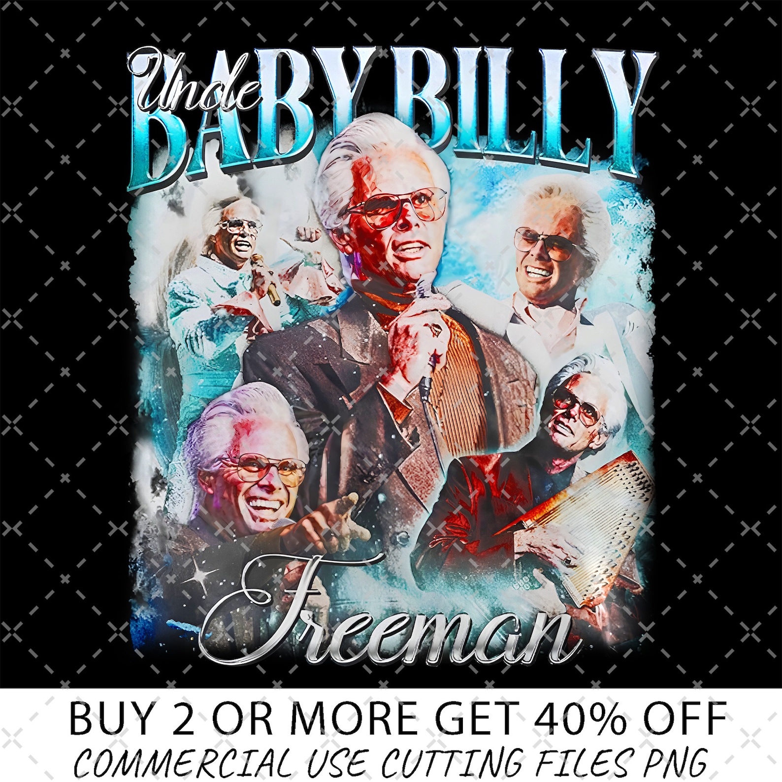 Uncle Baby Billy Freeman Movie Png, Bible Bonkers Vintage 90s Y2K ...