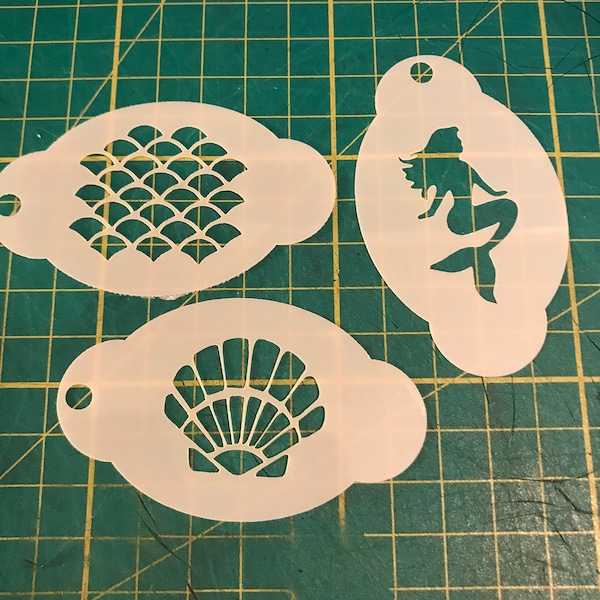 Mermaid Stencil - Etsy