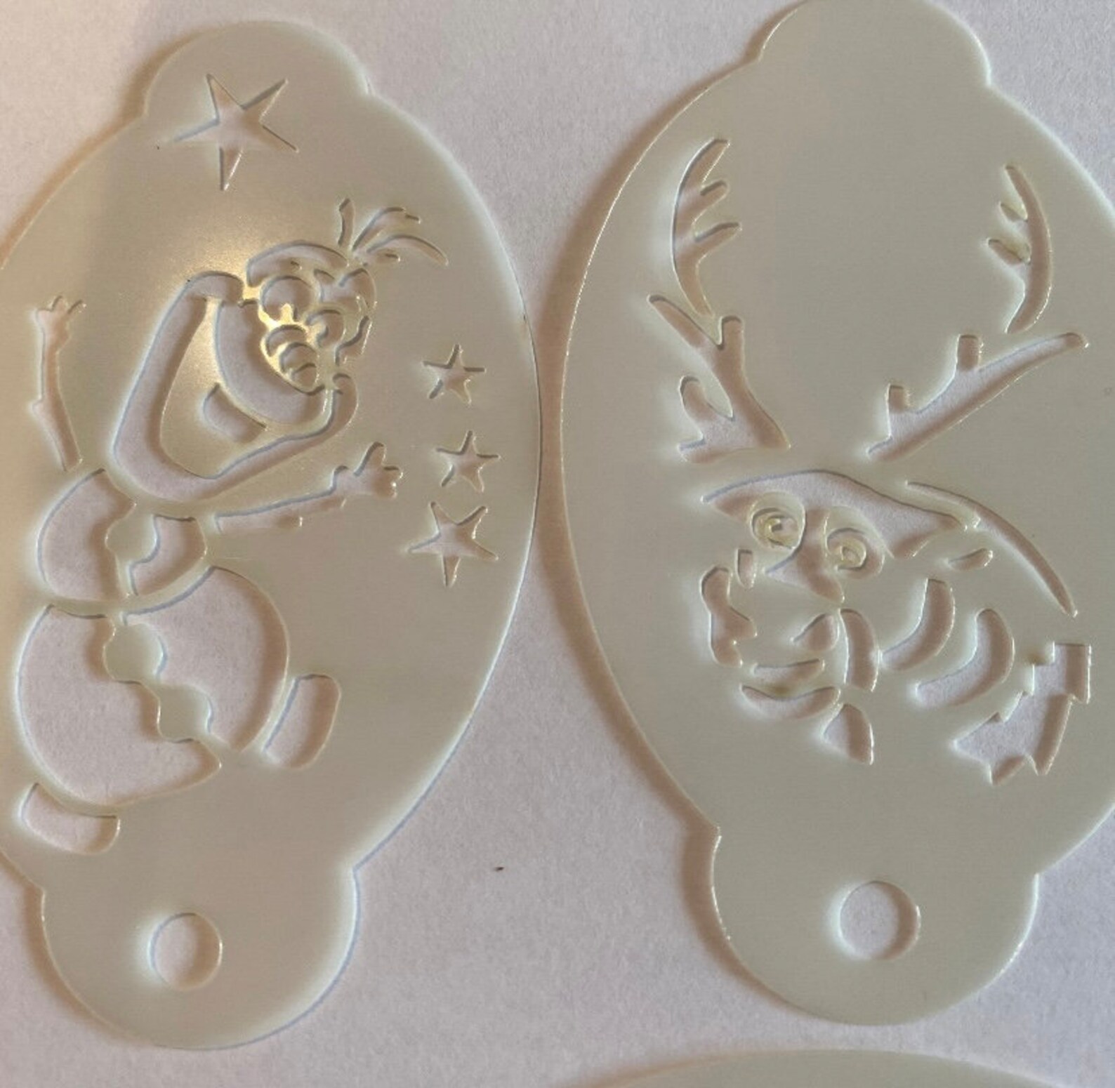 Face Paint Bundle of 4 Face Paint Stencil Mylar - Etsy