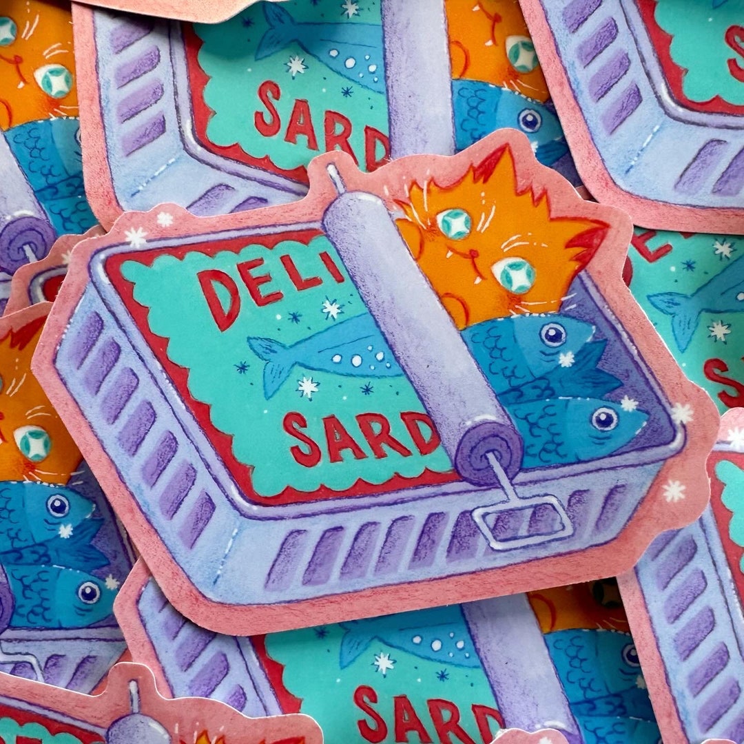 Delicious Sardines Matte Sticker - Etsy