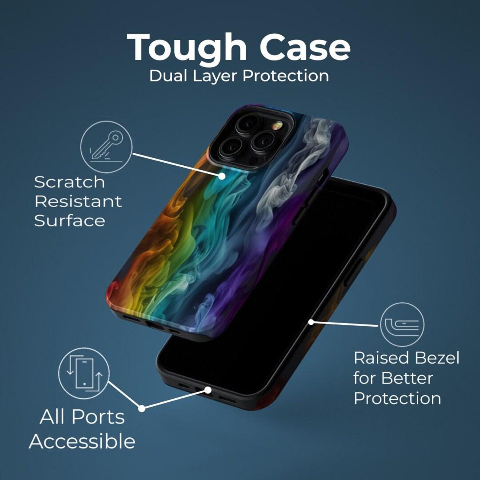 Hippie Tide Case - Google Pixel 10, 9a, 9, 9 Pro, 9 Pro XL, 8a, 8, 8 ...