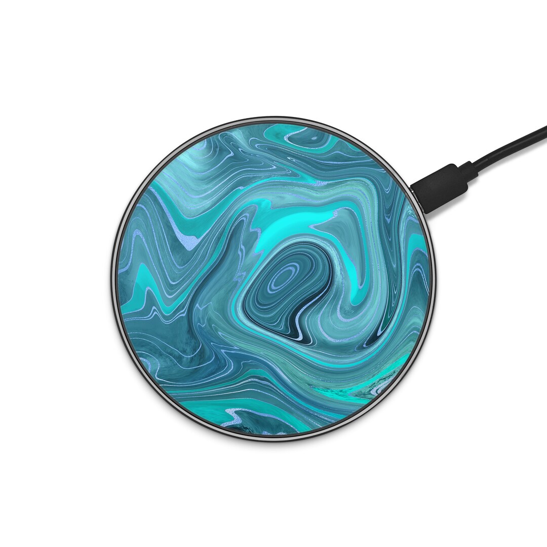 Blue Ocean Strata Wireless Charger - Etsy