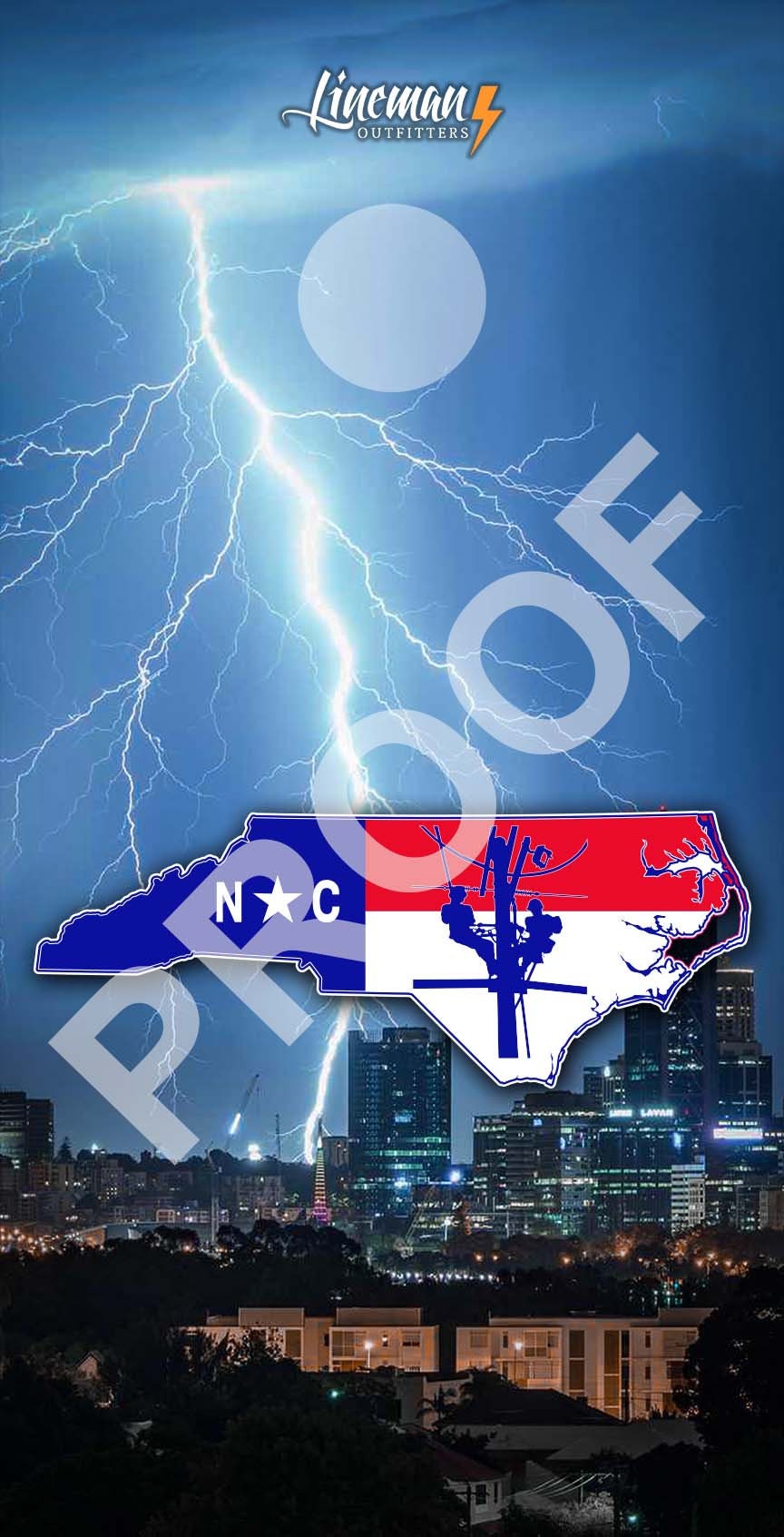 DIGITAL FILE JPG North Carolina Power Lineman 2 Stormy Sky | Etsy