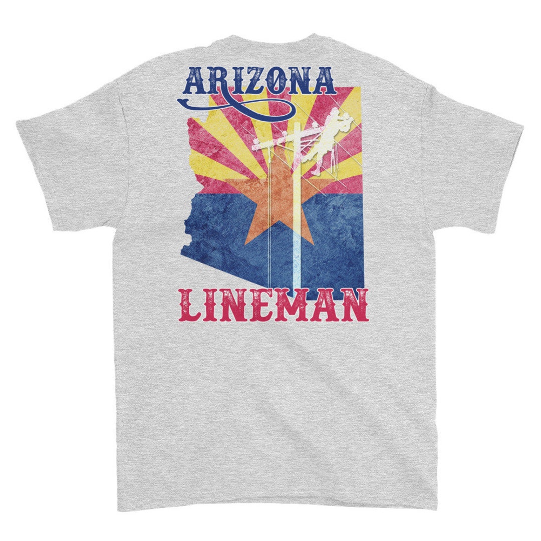 Arizona Lineman, Power Lineman Shirt, Line Life, Lineman Gift, Lineman ...