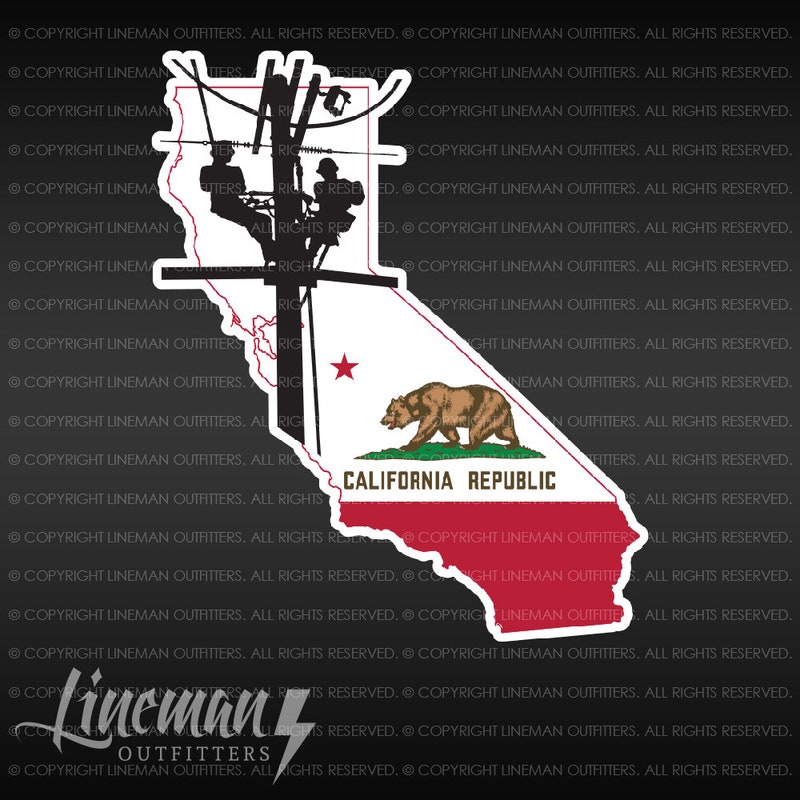 California Decal - Etsy