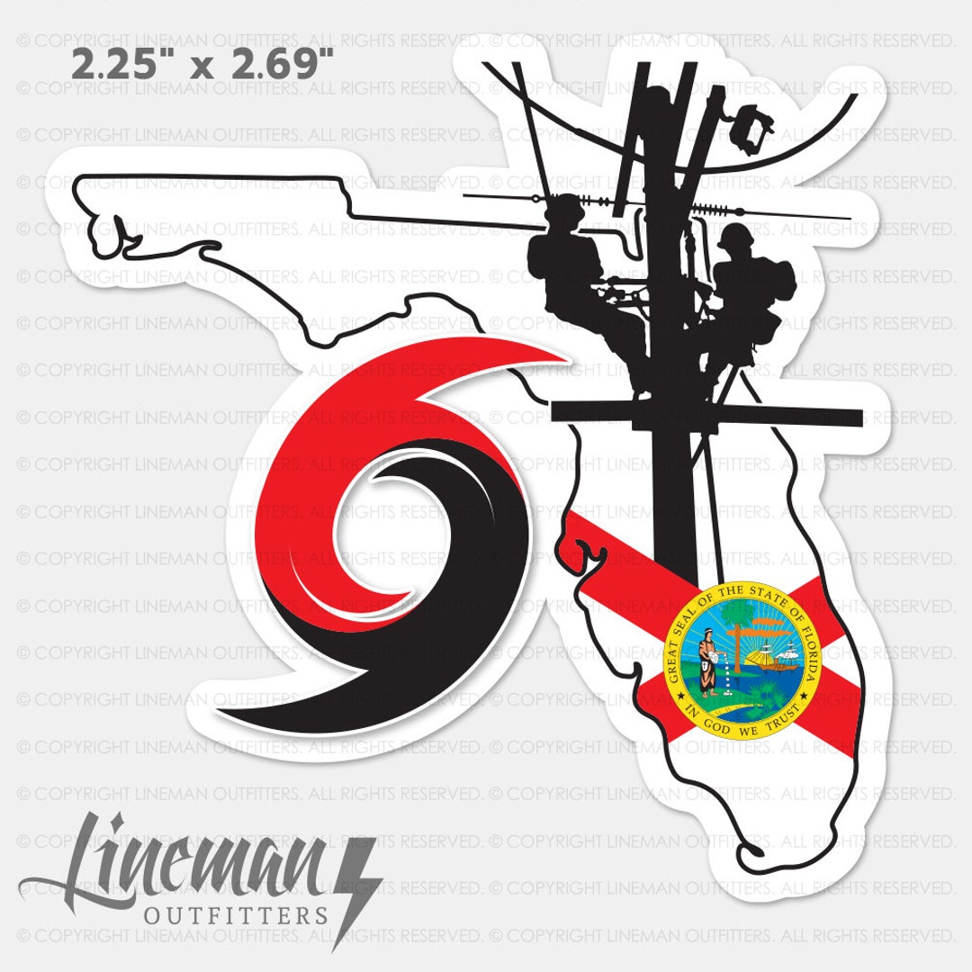 Florida Lineman Hurricane, Storm Chaser, Power Lineman, Journeyman ...