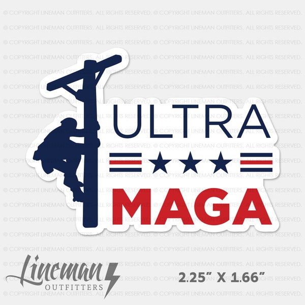 Ultra Maga Sticker - Etsy