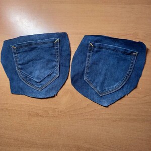 10 Denim Pockets: Recycled Jeans, Quilting & Craft Supply - Etsy