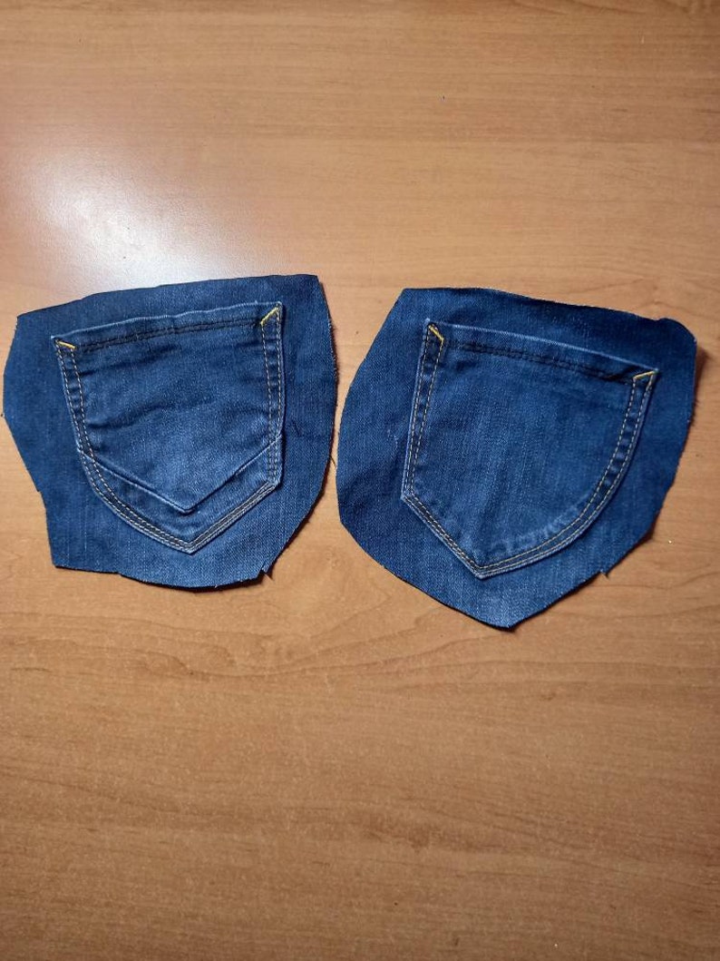 10 Denim Pockets: Recycled Jeans, Quilting & Craft Supply - Etsy