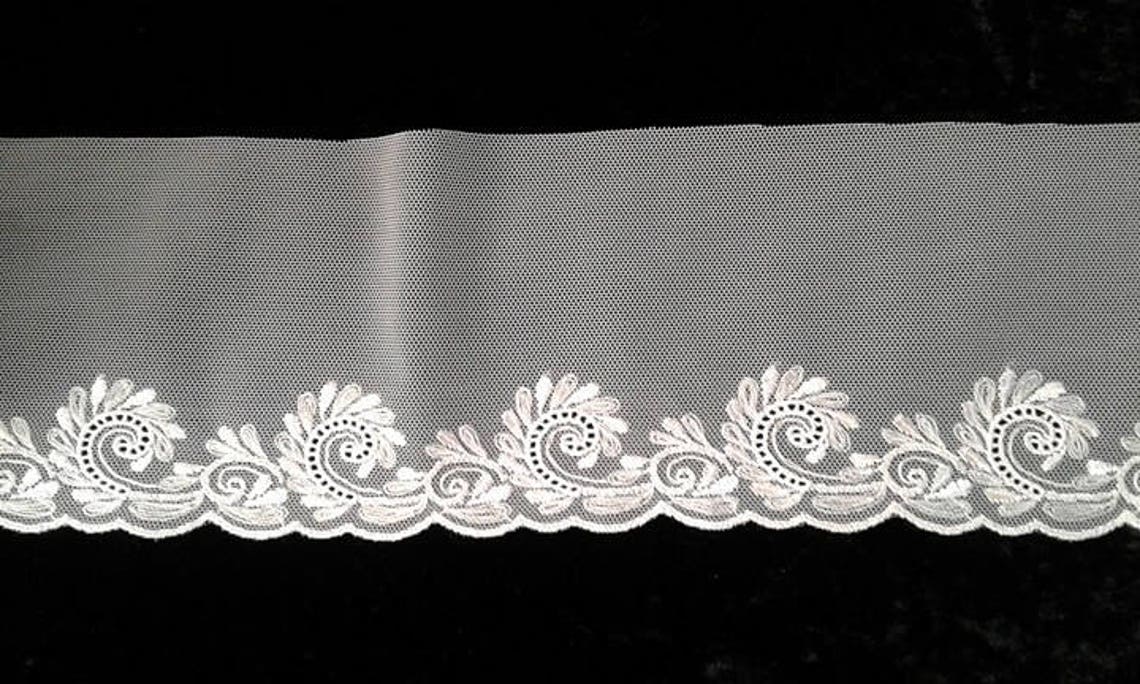 4 Inch Pale Pink Lace Trim by the Yard Vintage Lace Trim Wide - Etsy