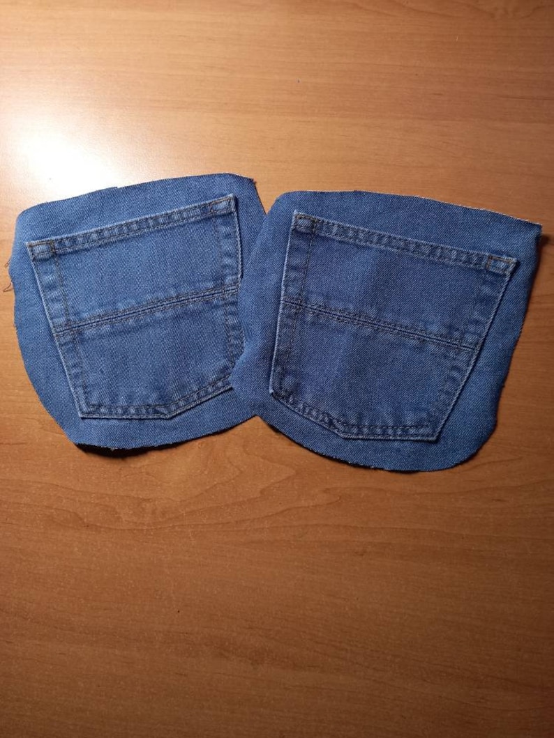 10 Denim Pockets: Recycled Jeans, Quilting & Craft Supply - Etsy