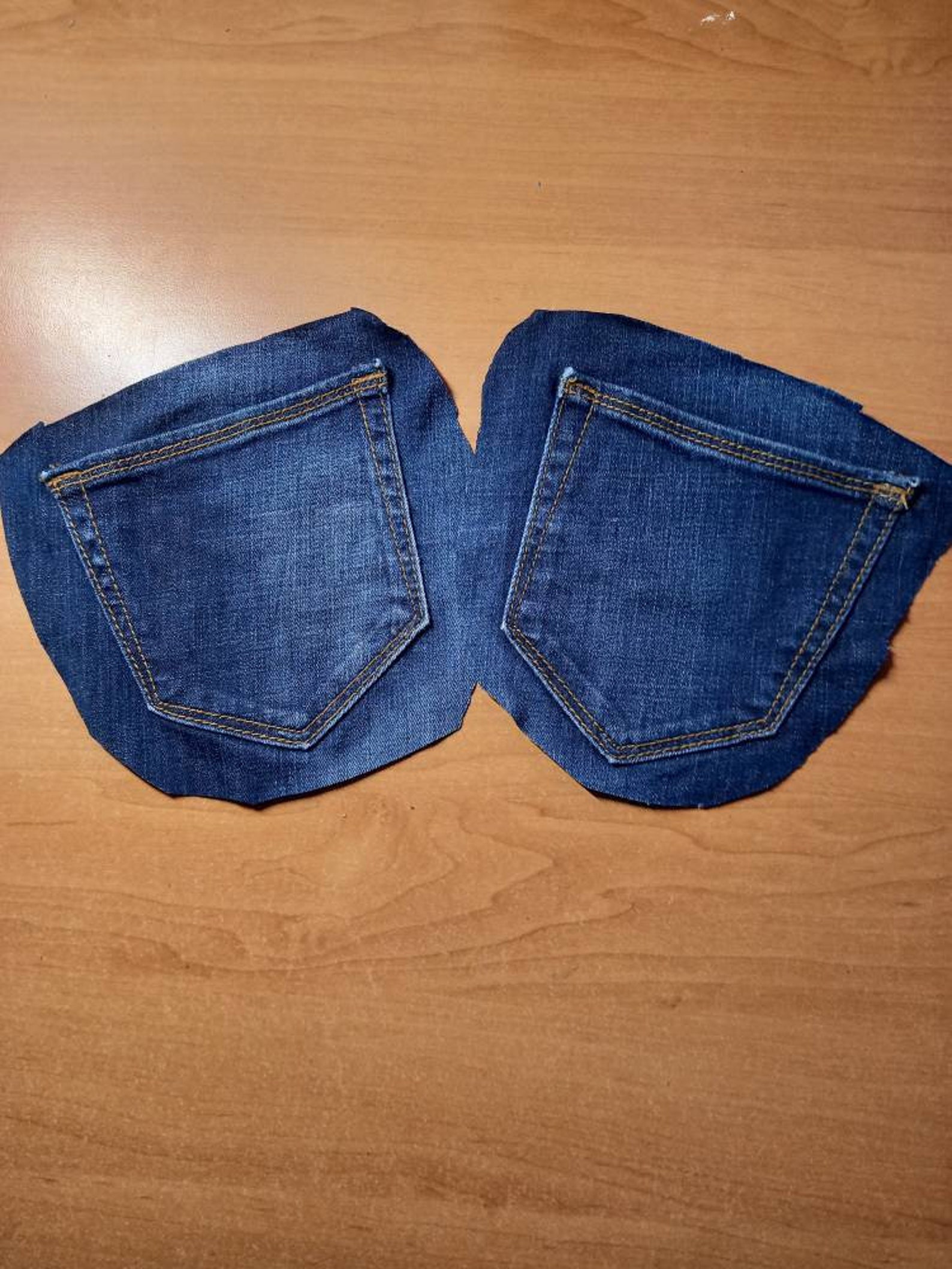 10 Denim Pockets: Recycled Jeans, Quilting & Craft Supply - Etsy