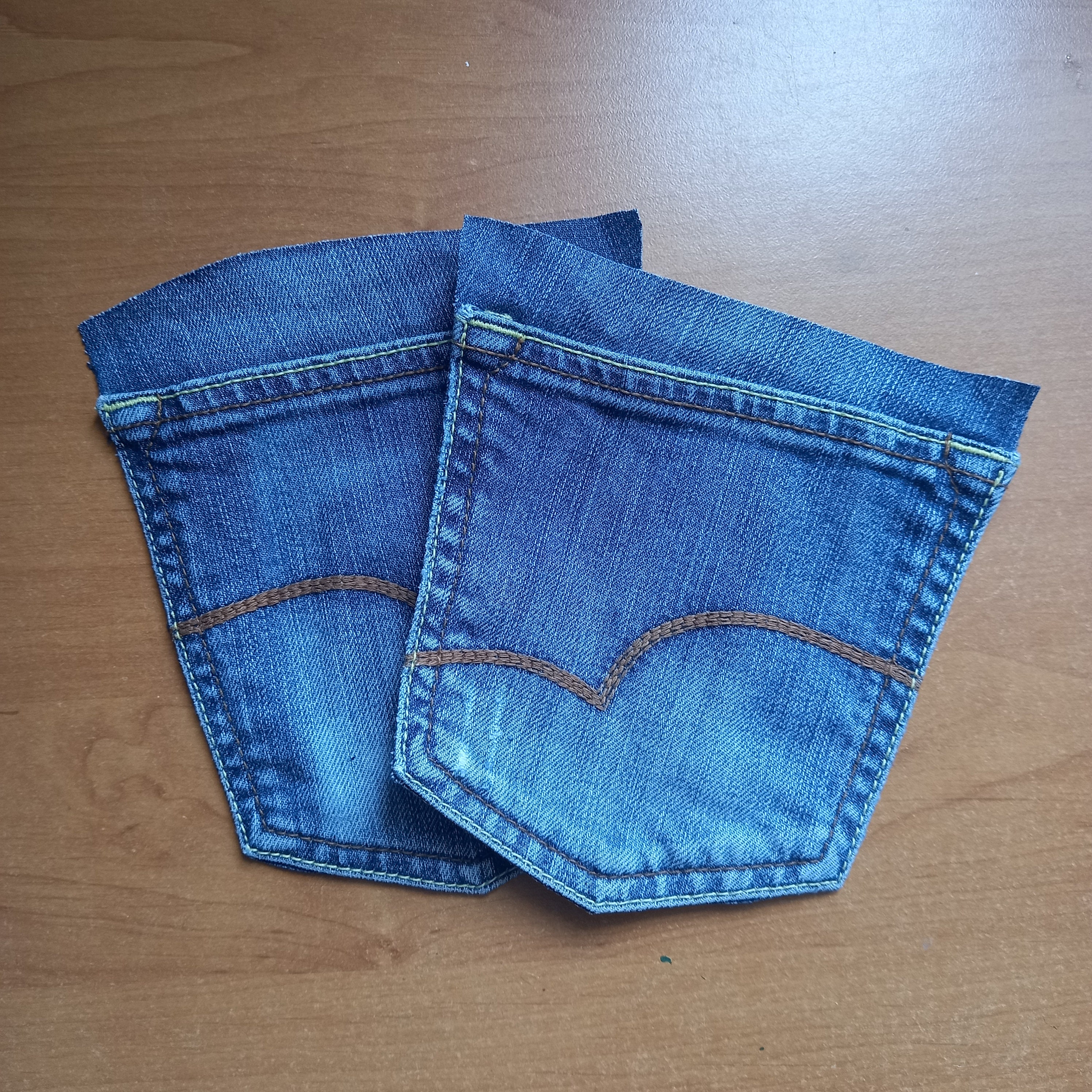 Recycled Denim Pockets: 8 Vintage Jean Pocket Patches - Etsy