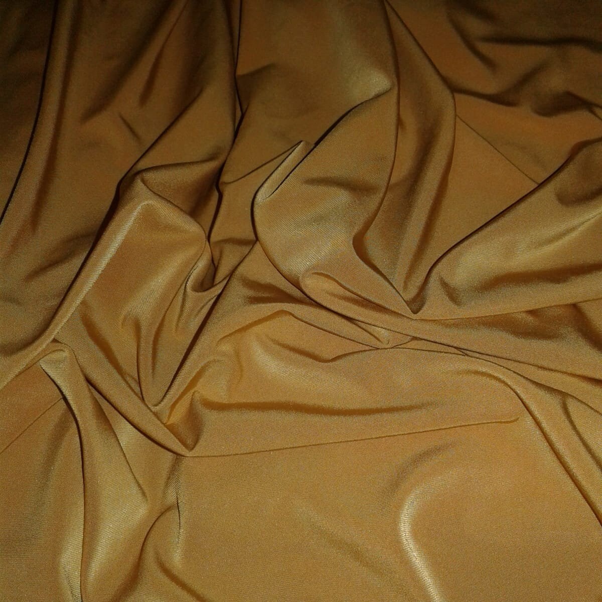 Golden Yellow Shiny Jersey Knit Fabric: Stretch Nylon Spandex - Etsy Canada