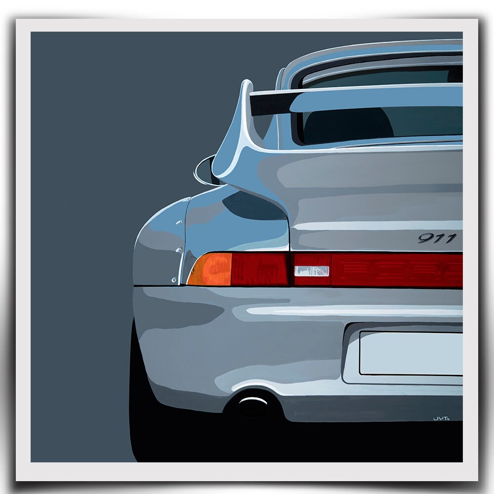 911 Icons Modern Classic Porsche Quadriptych Limited Edition Print - Etsy