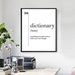 Dictionary Funny Definition Print Gift for Teacher Student Dorm School ...