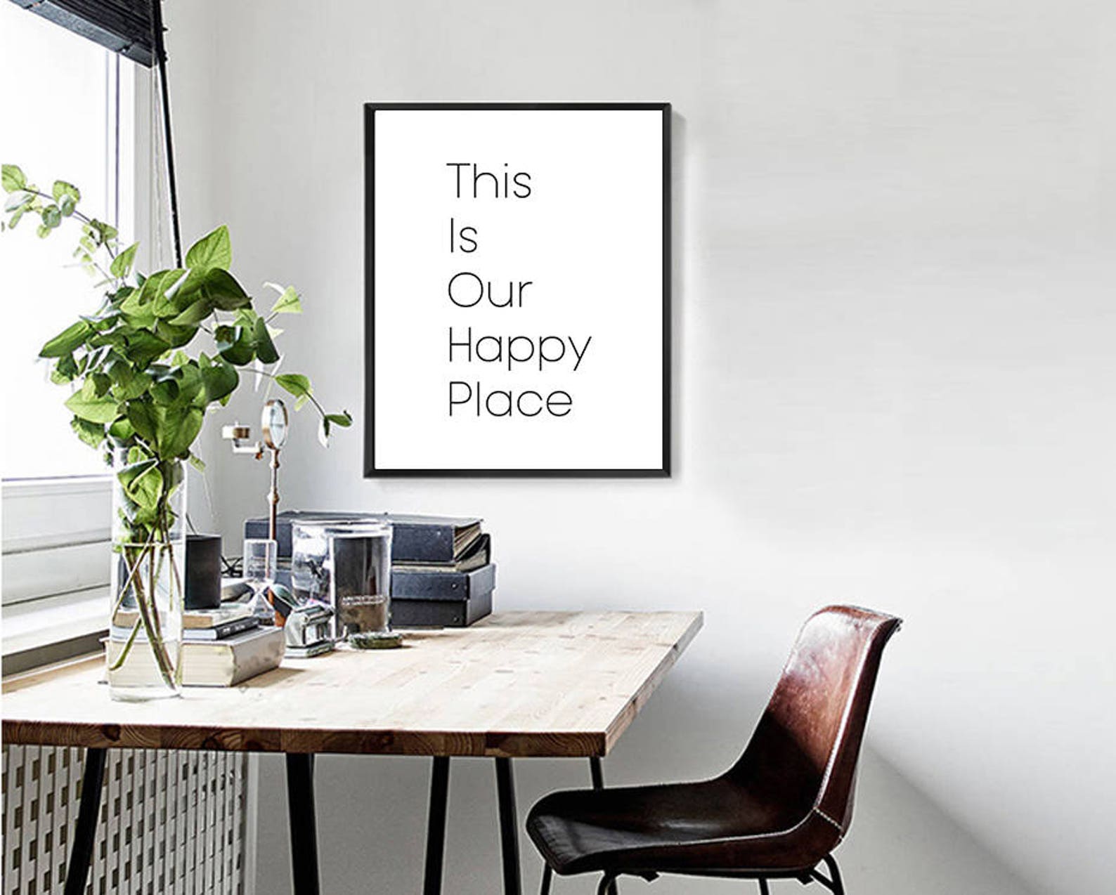 This is Our Happy Place Poster Home Decor Home Wall Art Home - Etsy