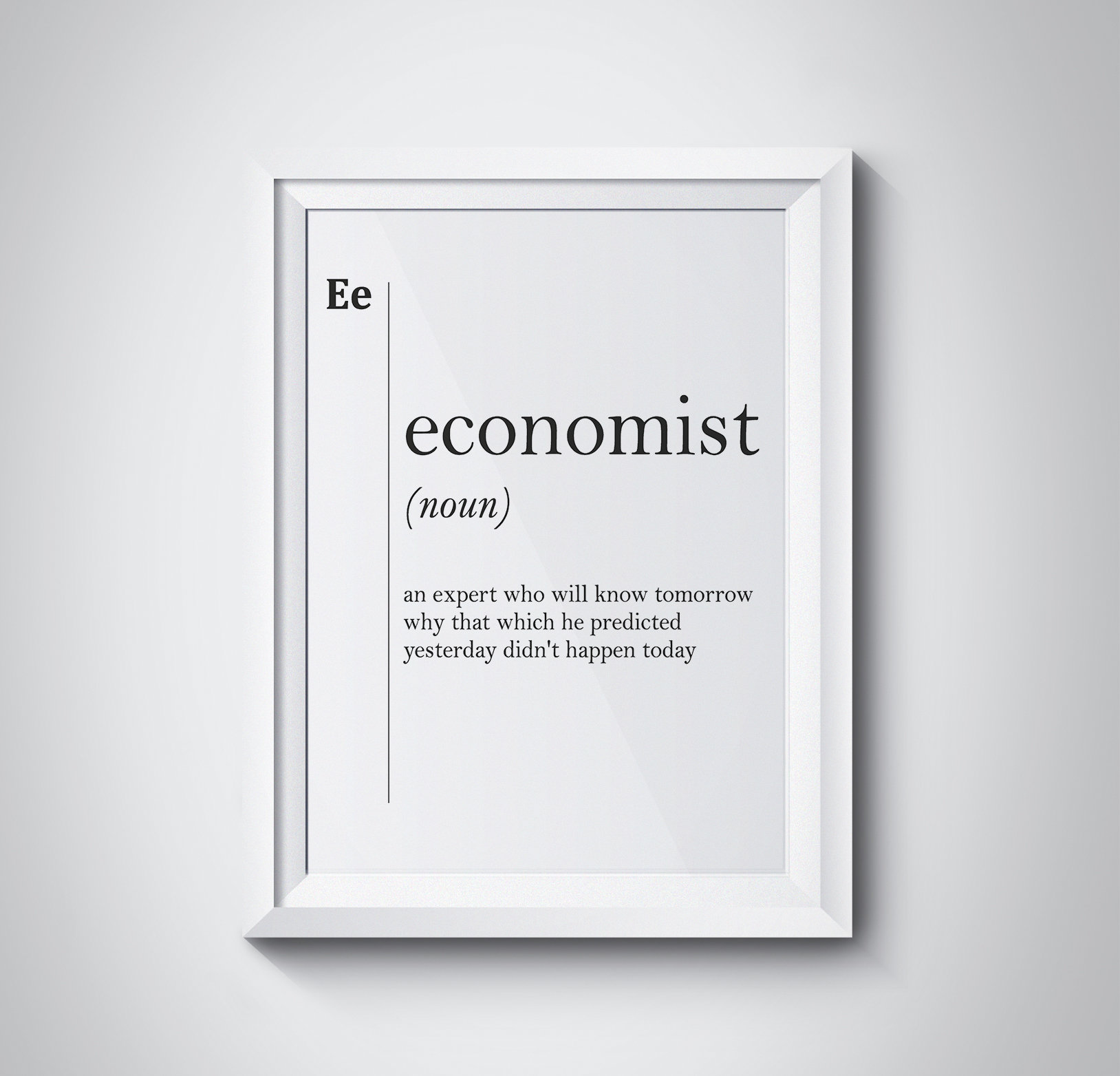 Economist Definition Print Gift for Coworker New Job - Etsy
