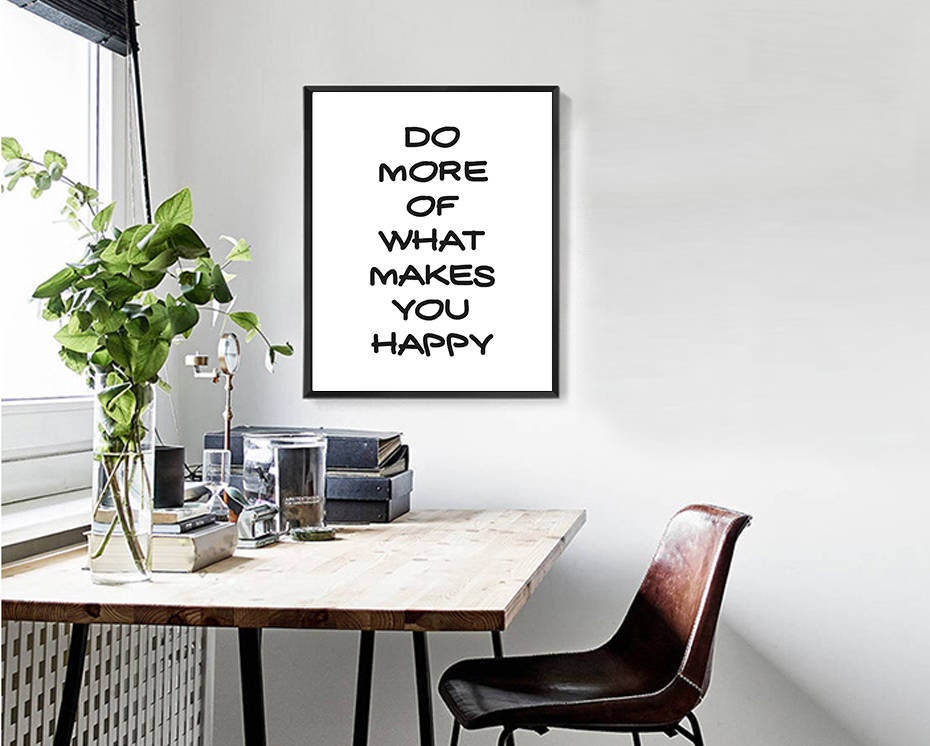 Do More Print Typography Wall Art Scandinavian Prints Do More - Etsy