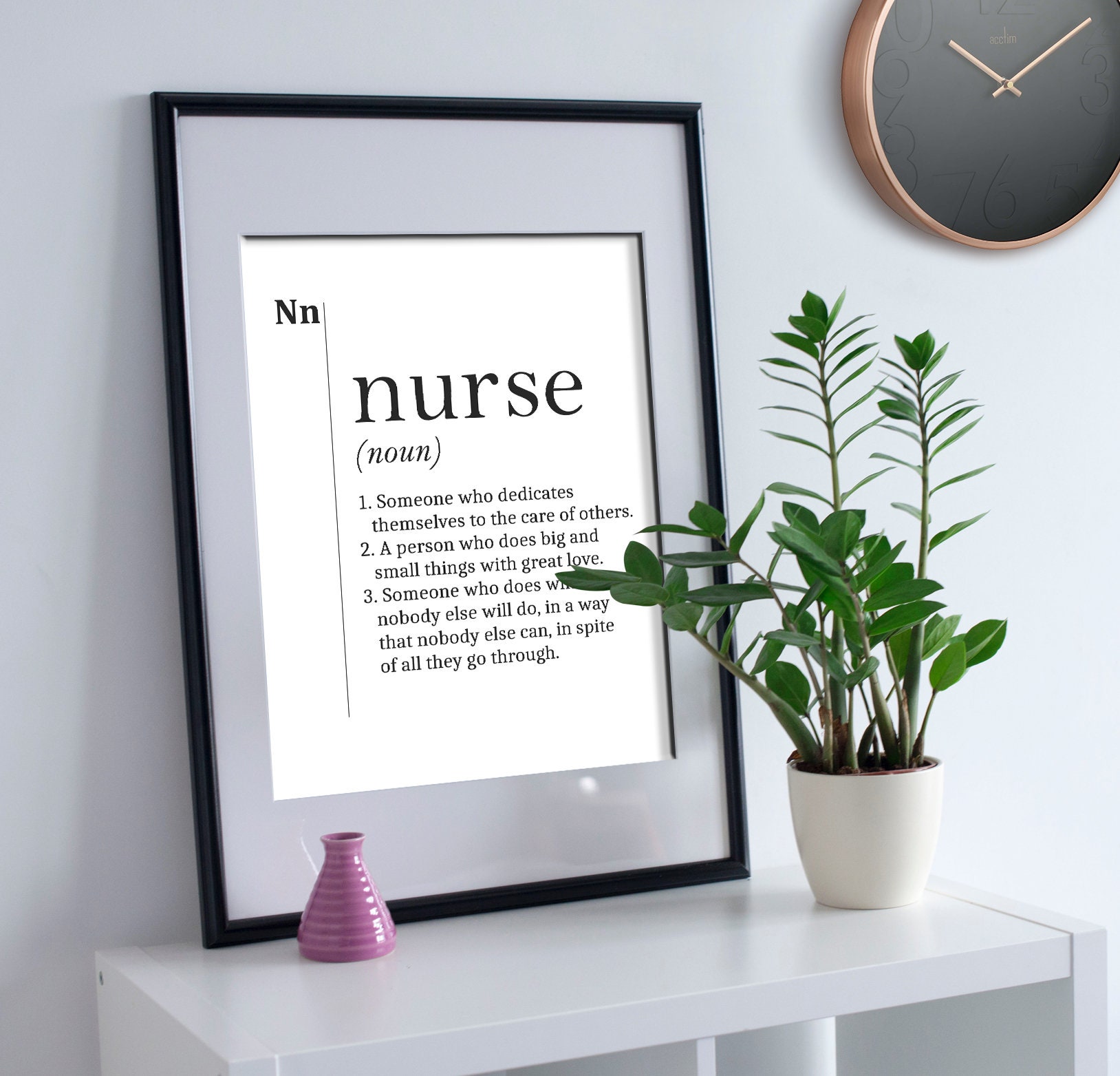 Nurse Definition Print, Nurse Gift, Nurse Wall Art, Nurse Graduation ...