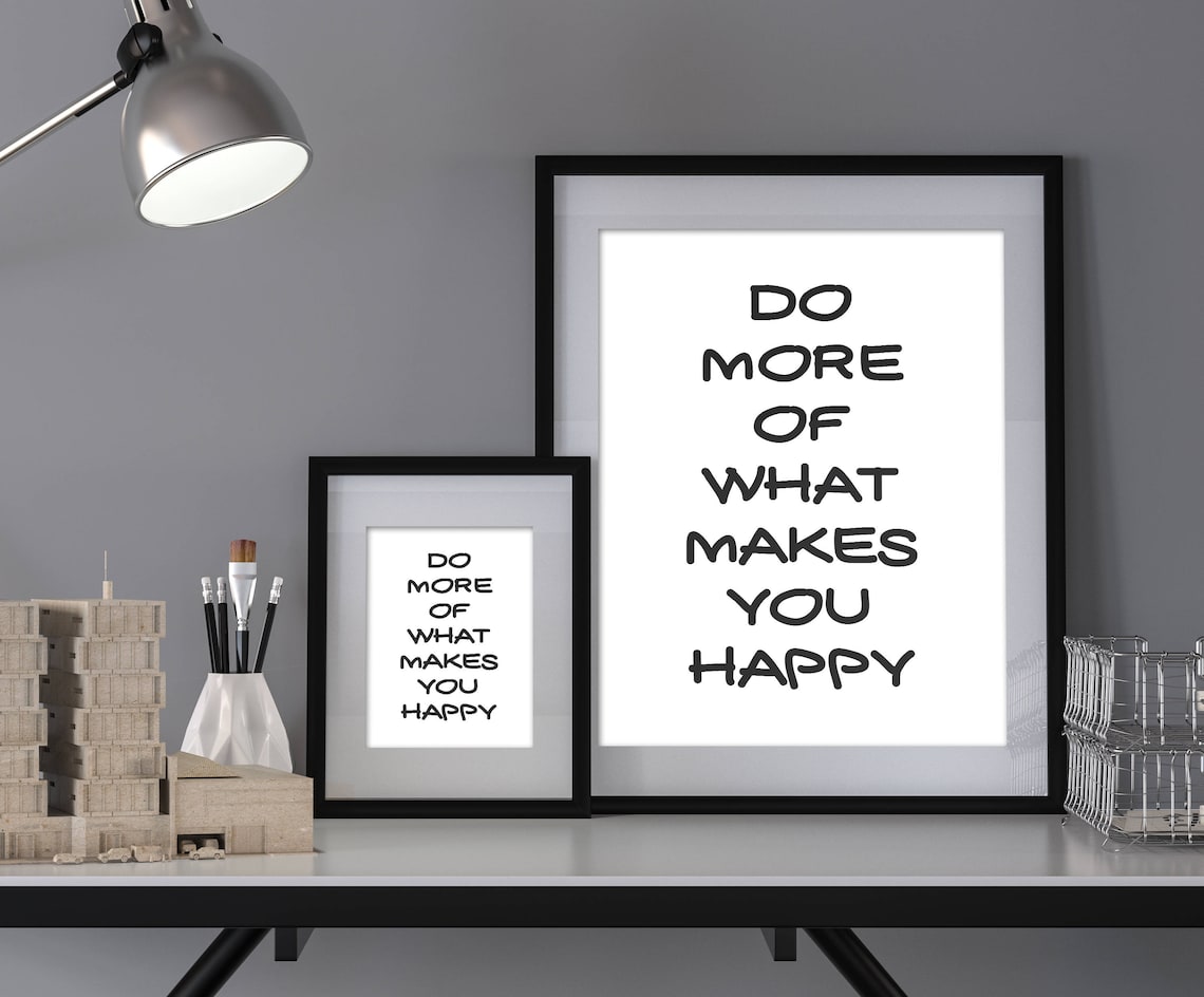Do More Print Typography Wall Art Scandinavian Prints Do More - Etsy