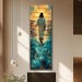 Wood Wall Art – Jesus Walking on Water Print on Natural Wood ...