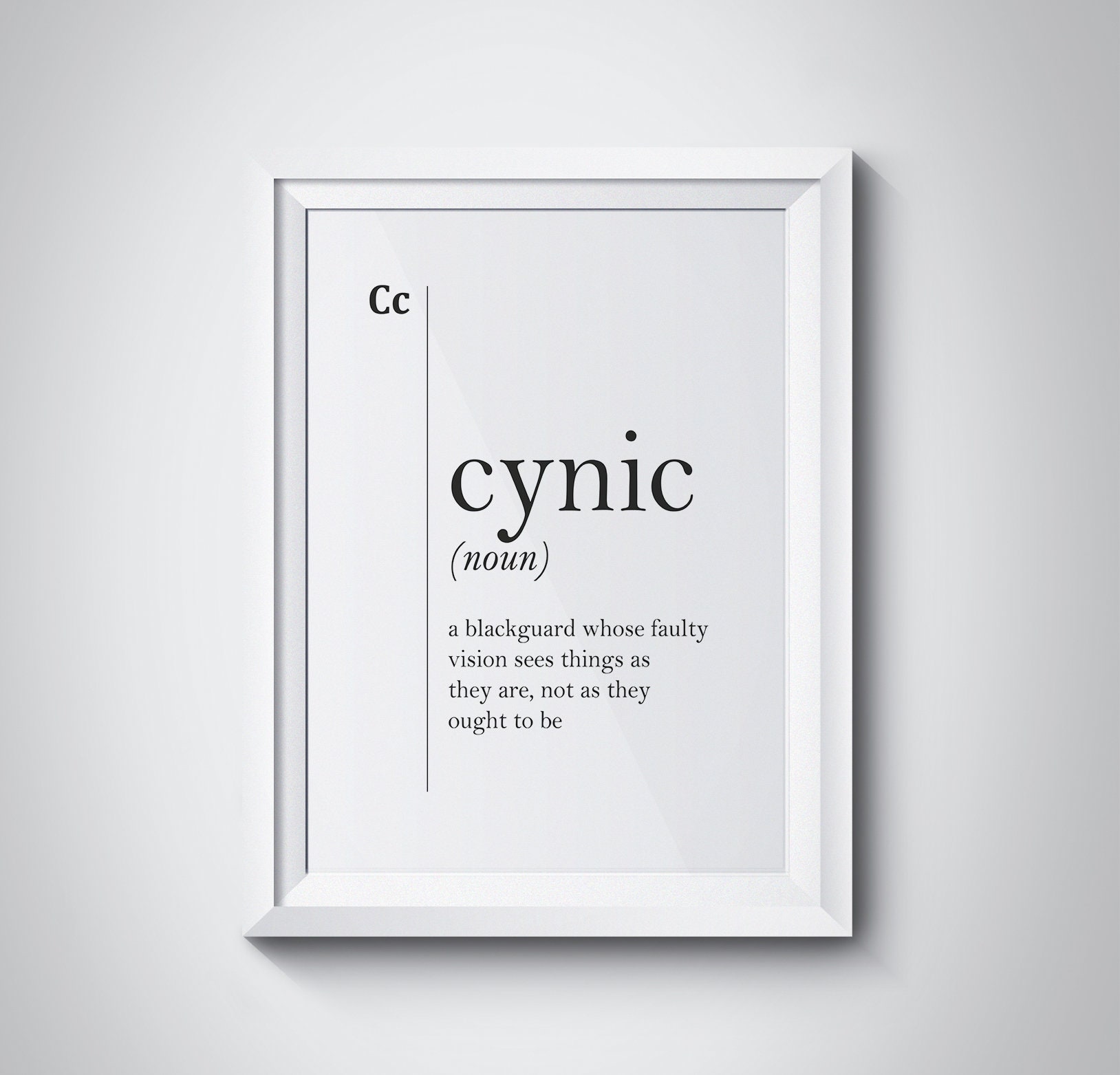 What does cynical mean store