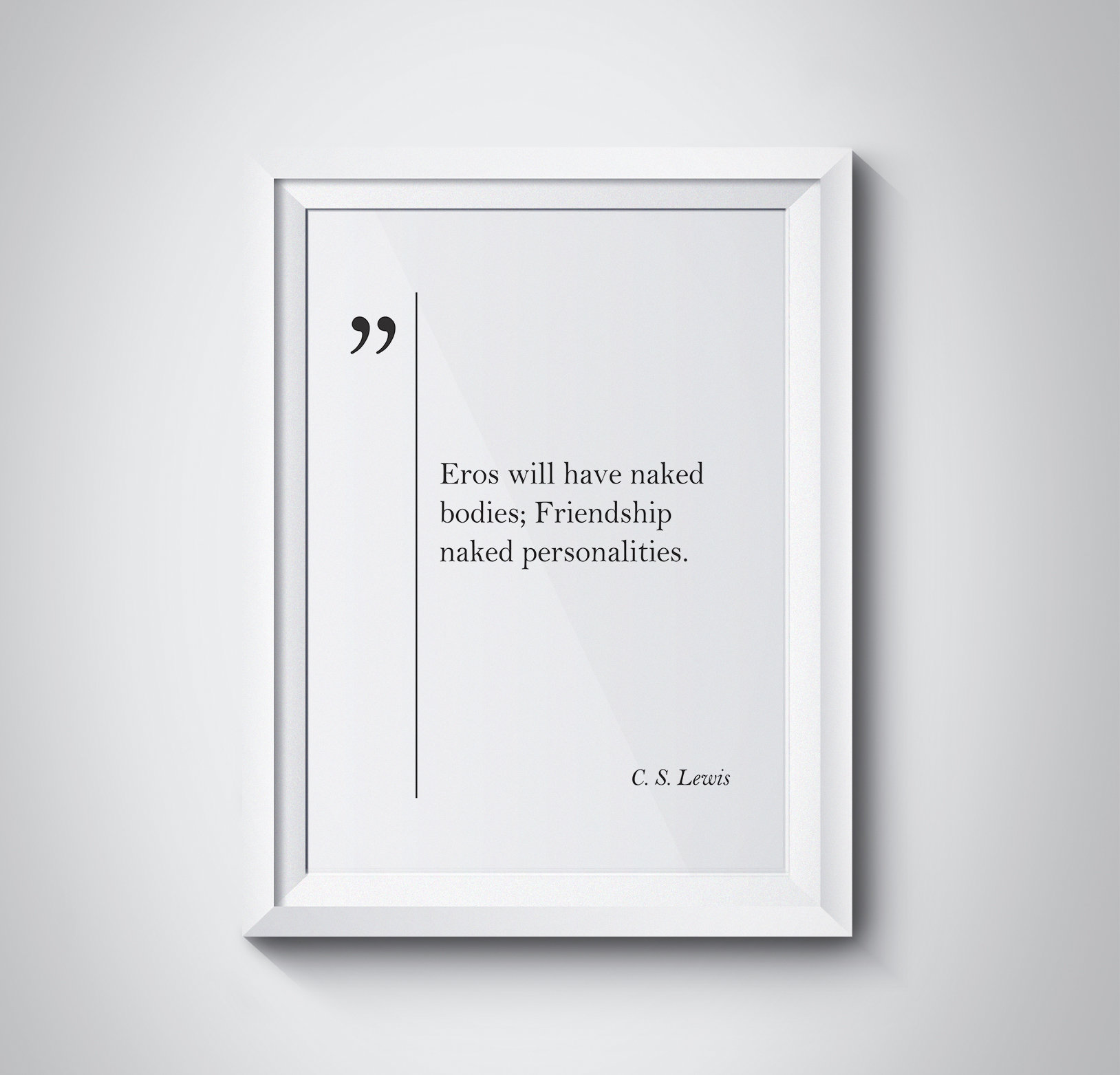 C. S. Lewis Quote Best Friend Gift Friendship Quotes Friendship Print C ...