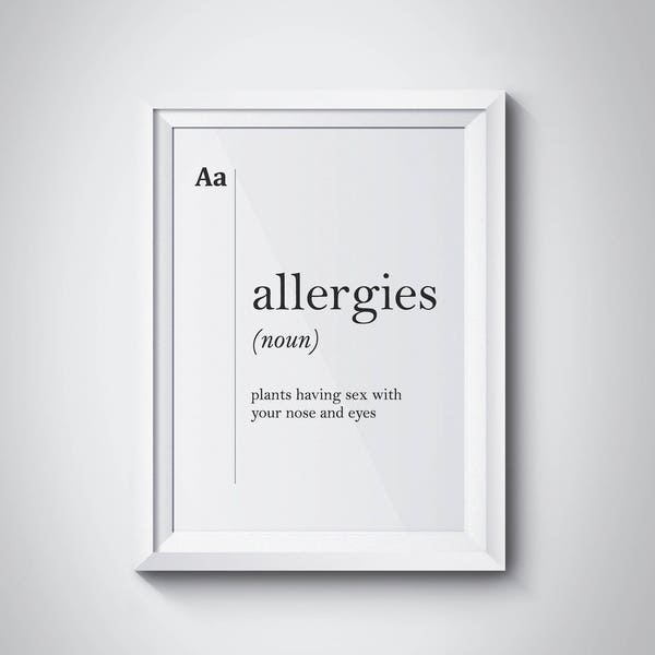 Allergy Office Wall Decor - Etsy
