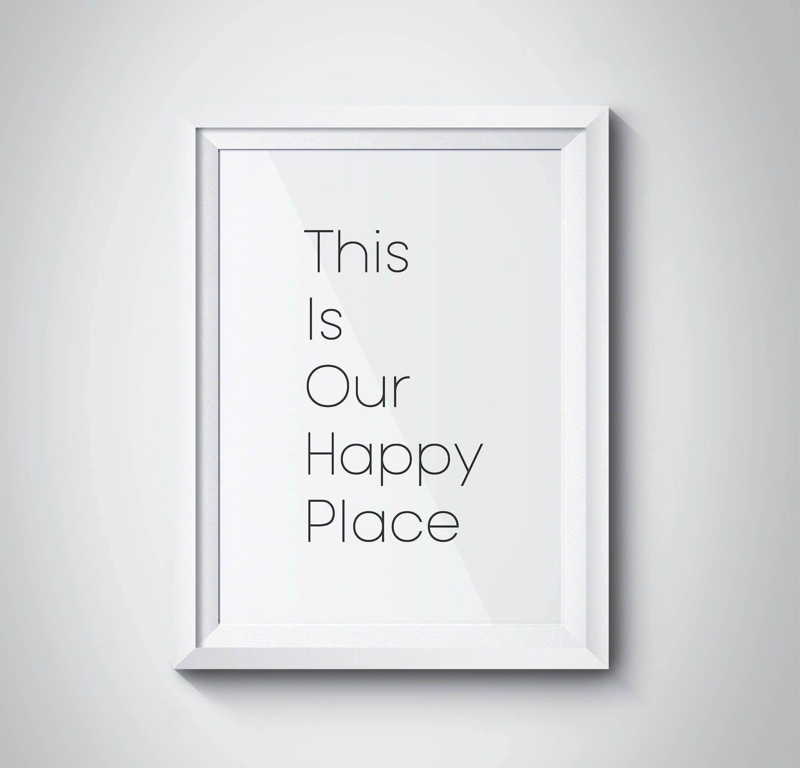 This is Our Happy Place Poster Home Decor Home Wall Art Home - Etsy