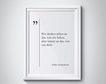 Transparent Arthur Schopenhauer Quote Deutsche Zitaten German Quotes ...