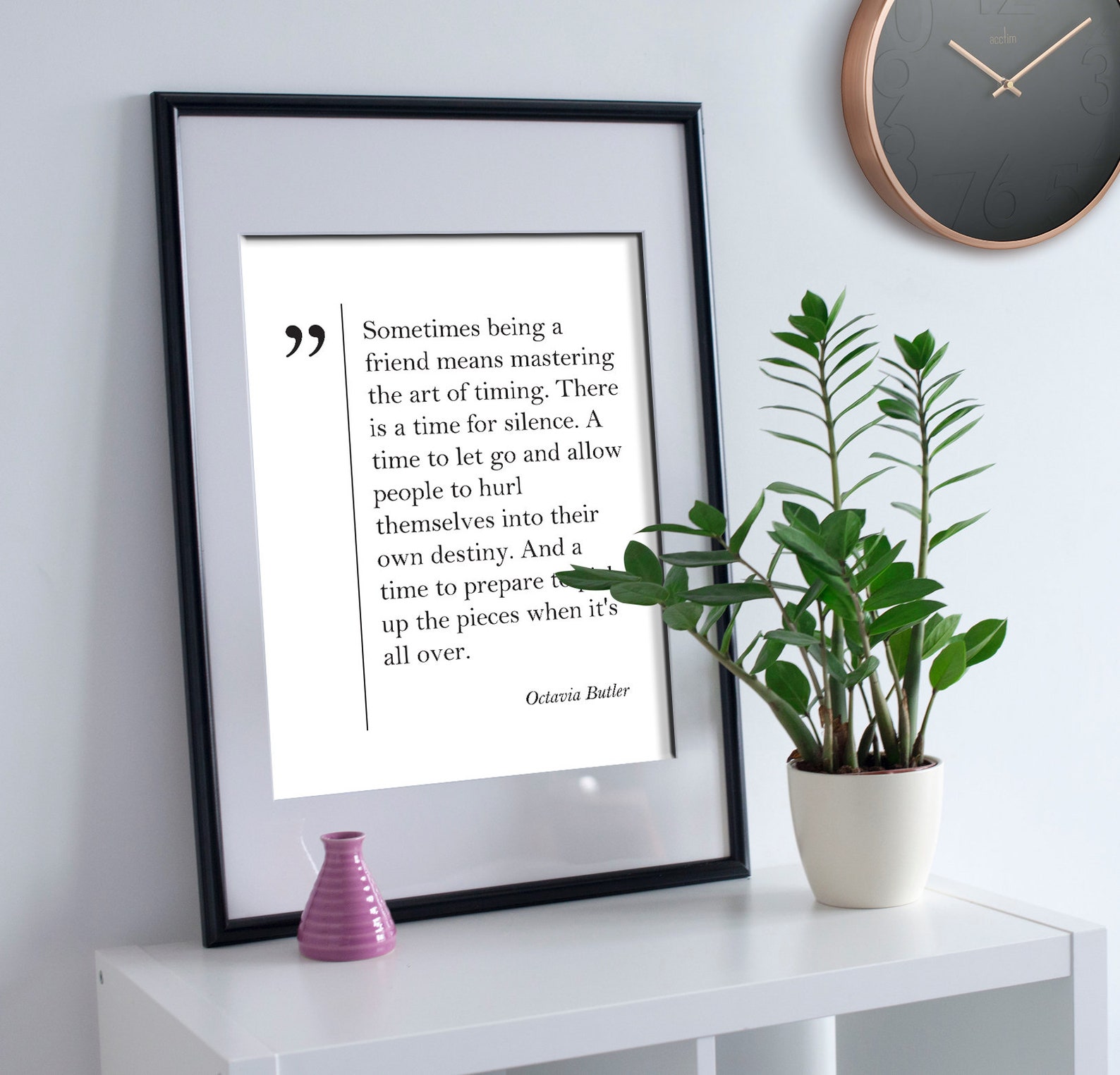 Octavia Butler Quote Old Friend Gift Octavia Butler Print Friendship ...