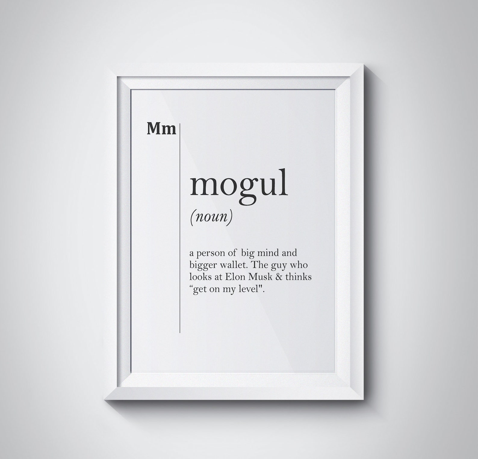 Mogul Definition Businessman Gift Mogul Gift Entrepreneur - Etsy UK