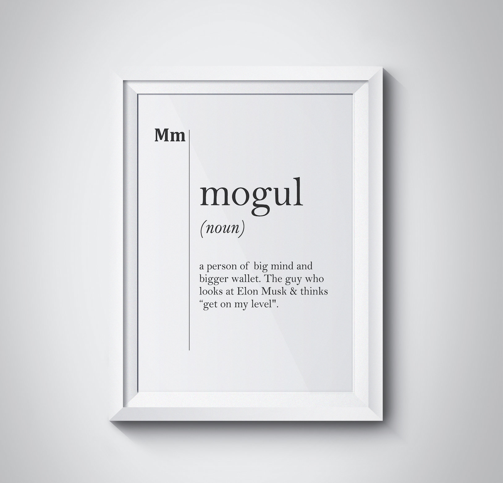 Mogul Definition Businessman Gift Mogul Gift Entrepreneur - Etsy UK