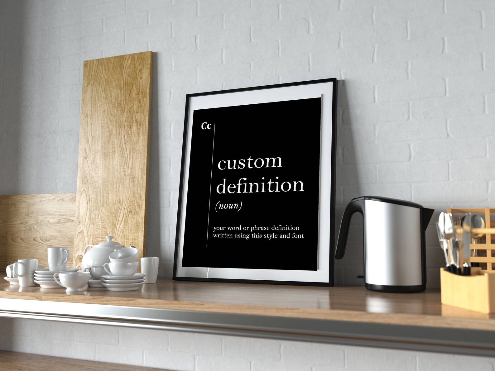 CUSTOM Definition CUSTOMIZED Gift PERSONALIZED Gift Modern - Etsy