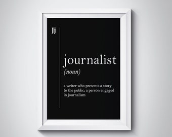 TRANSPARENT Journalist Definition Print Journalism Gifts Journalist ...