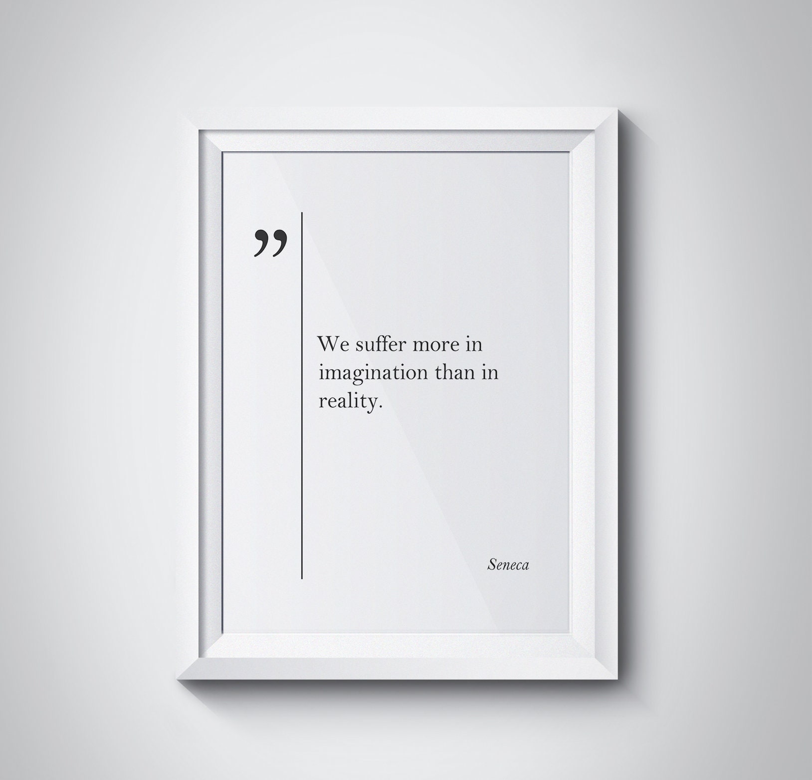 Seneca Quote Poster Lucius Annaeus Seneca Quote Seneca Wall - Etsy