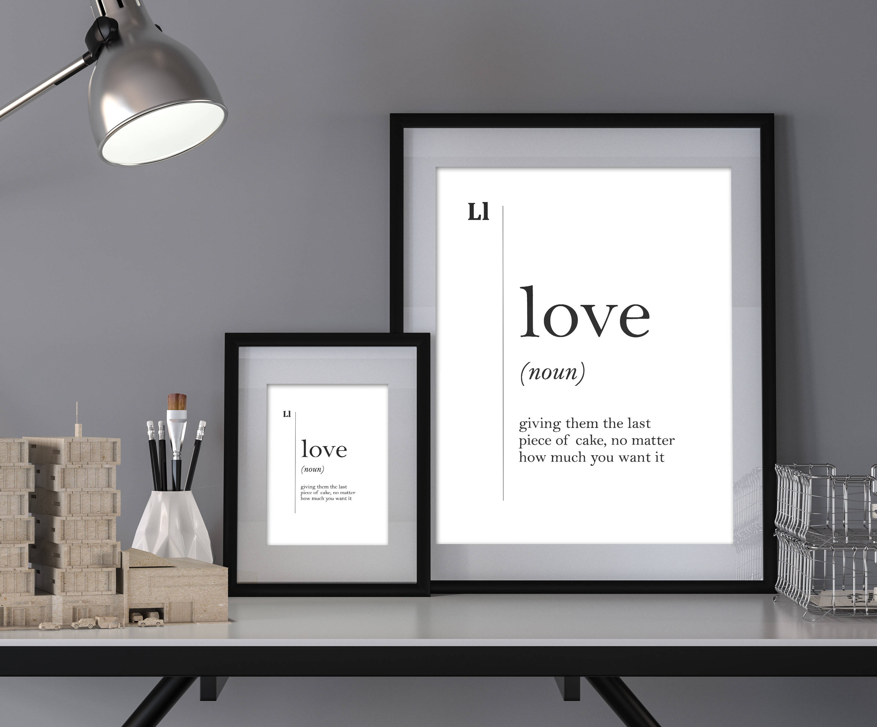 Love Definition Poster Mother Children Family Gift Living Room - Etsy