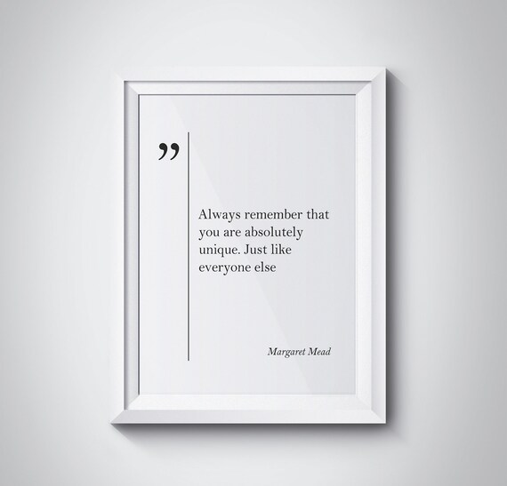 Mead Quotes Amazon.com: OUIDEV Margaret Mead Inspirational Quotes Art