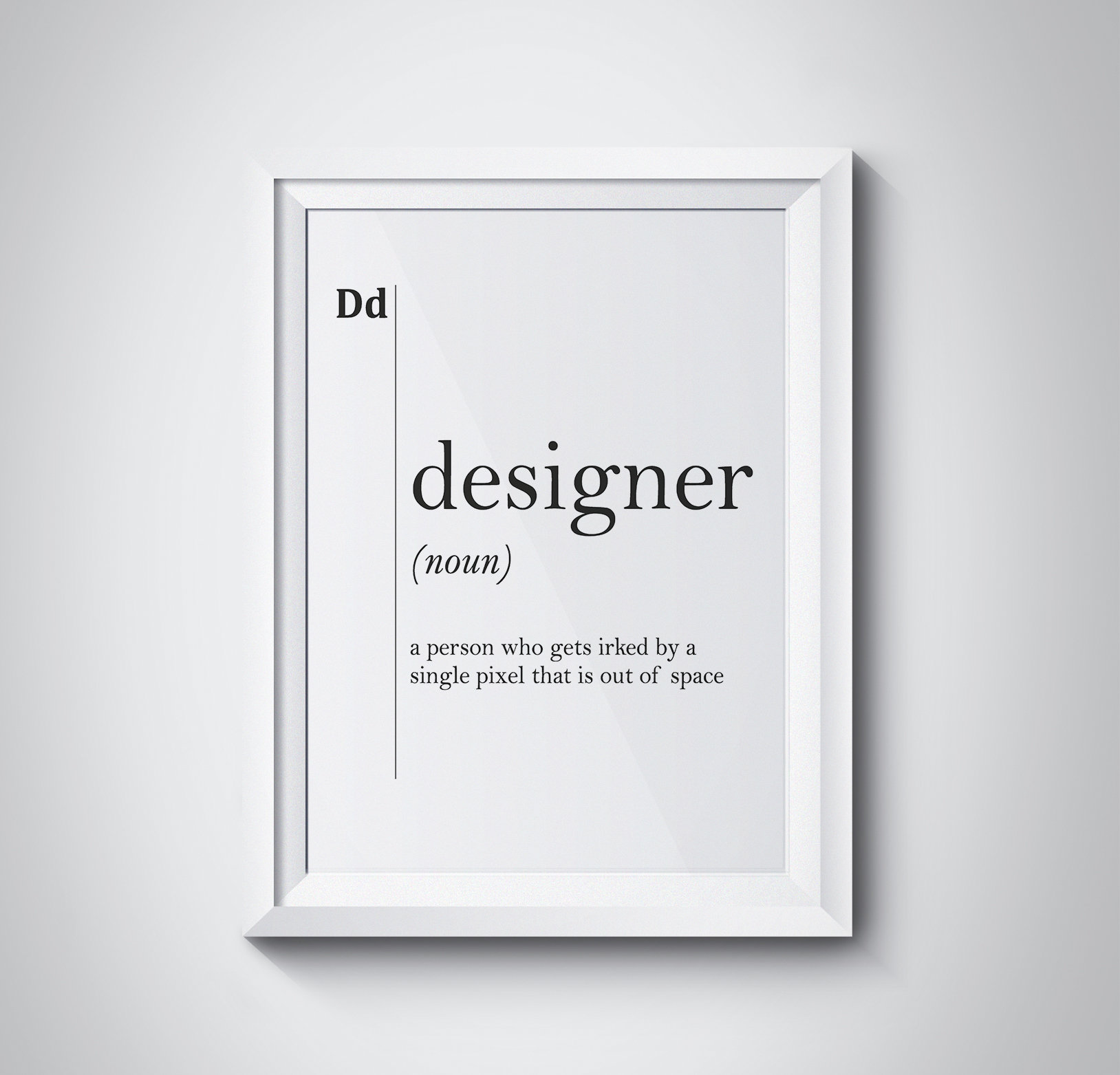 Designer Definition Print Gift for Artist Office Wall Art Workshop ...
