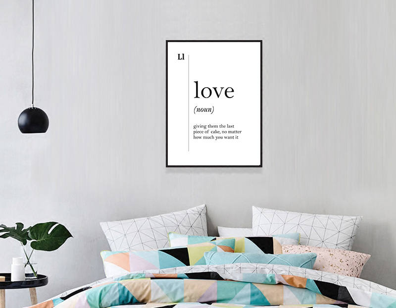 Love Definition Poster Mother Children Family Gift Living Room - Etsy