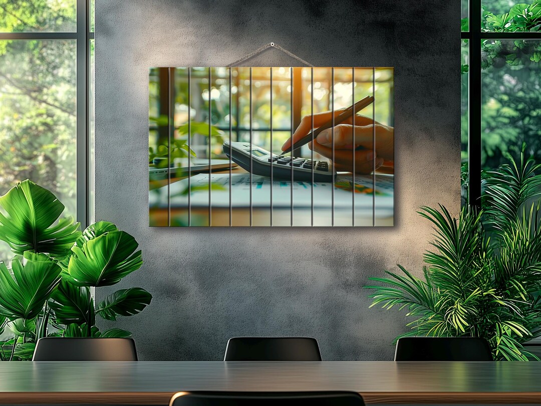 Accounting Wall Art Printed on Natural Wood, Accountant Gift ...