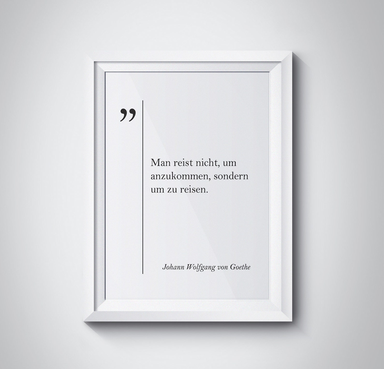 Goethe Quote Goethe Poster Deutsche Zitaten German Quotes German Wall ...